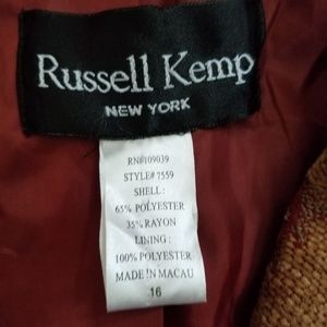 Russell Kemp | Jackets & Coats | Vtg Russell Kemp 6 Jacquard Patchwork ...
